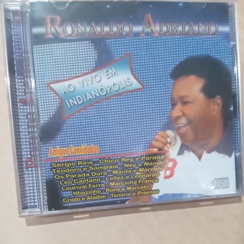 CD RONALDO ADRIANO -AO VIVO TIRAGEM AA-1000 | Shopee Brasil