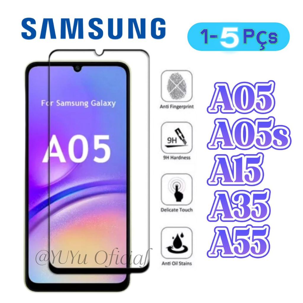Pelicula de Vidro 3D Samsung A05/A05S/A15/A35/A55 | Shopee Brasil