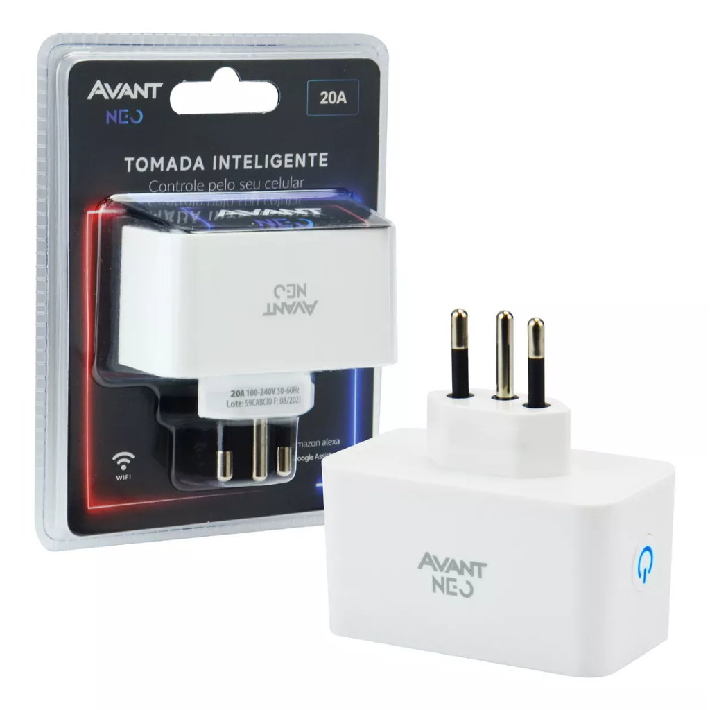 Tomada Wifi Inteligente Neo 20a Smart Google Alexa Avant | Shopee Brasil