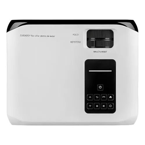 Projetor Smart Screen Linux 2200 Lumens Multilaser - Pj003 Branco ...