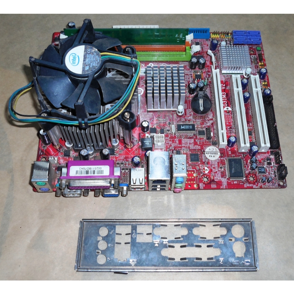 Placa Mãe Daten G31M3-L + 512 MB + Processador + Espelho + Cooler - (2 ...