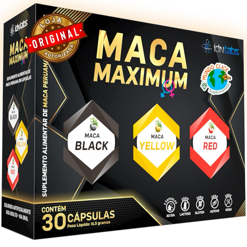 Maca Peruana Maximum 1000mg Idn Labs | Shopee Brasil