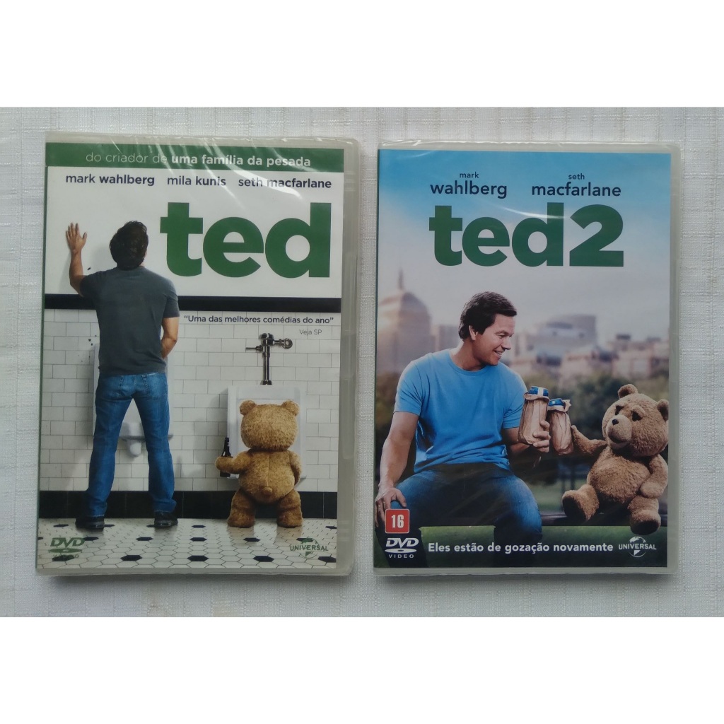 Dvd Ted 1 e 2 (LACRADOS - originais) | Shopee Brasil