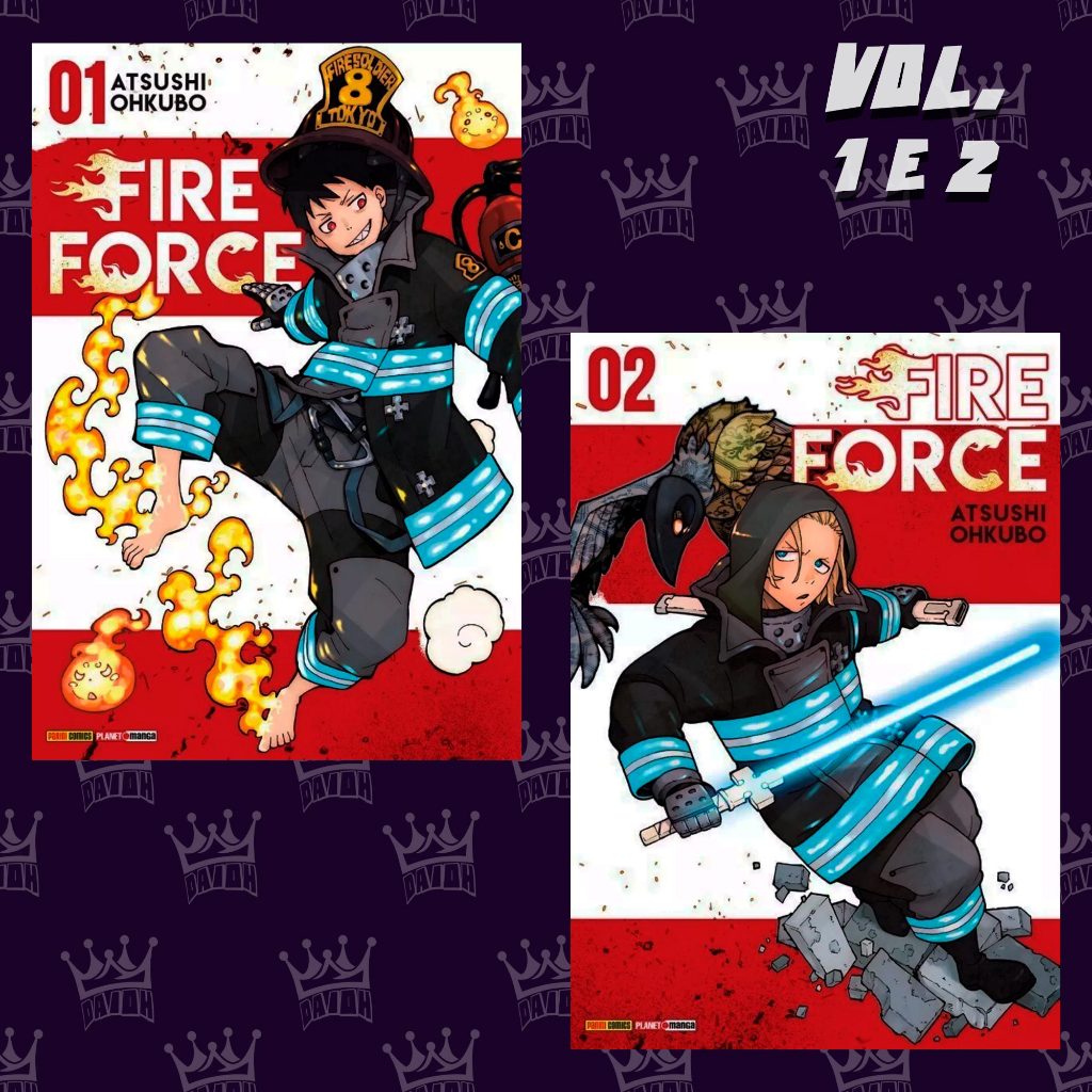 (Mangá) Fire Force - Vol. 1 e 2 | Shopee Brasil