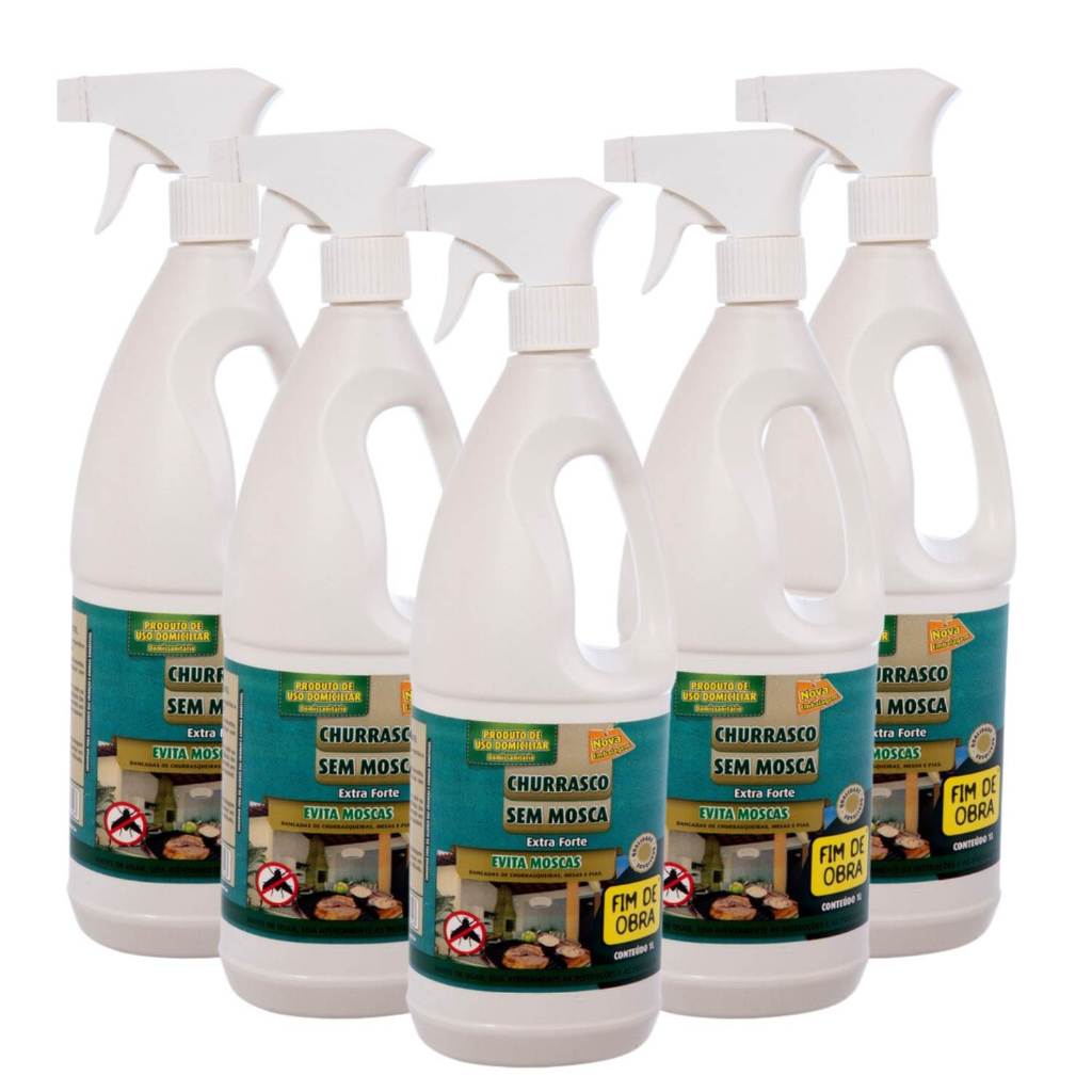 Churrasco sem Mosca Alto Poder Contra as Moscas 5 litros | Shopee Brasil