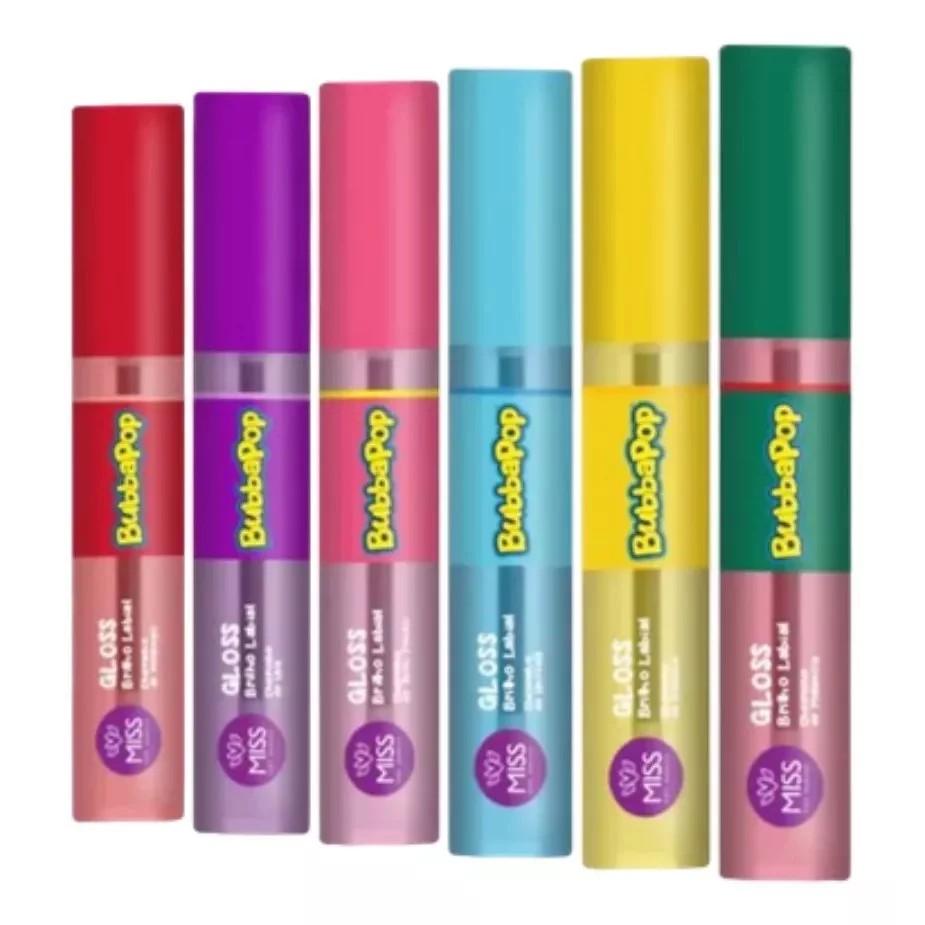 gloss brilho labial miss pop 12 unidades | Shopee Brasil