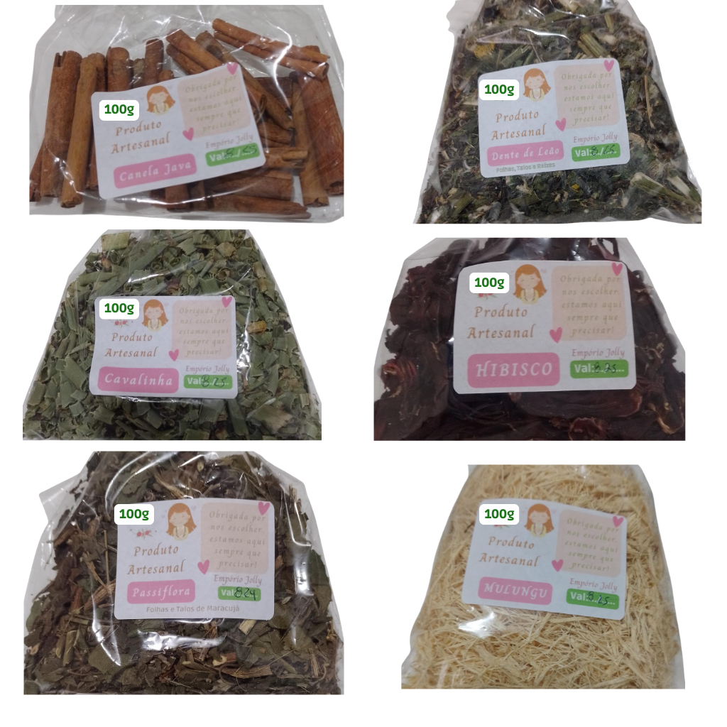 Kit Chá 6 Ervas, Chá Secreto, 600g Para 60 dias | Shopee Brasil