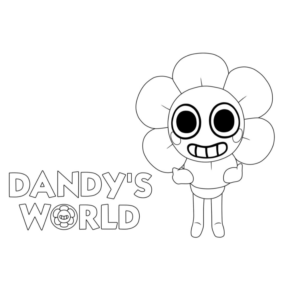 Kit 45 Desenhos Dandy’s World Roblox para Pintar e Colorir - A4 75g Folhas Soltas | Shopee Brasil