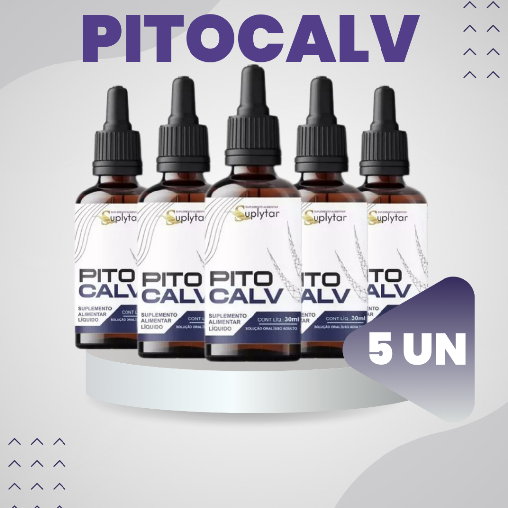 Mega Promoção 5x Pito Calv Original 30ML | Shopee Brasil