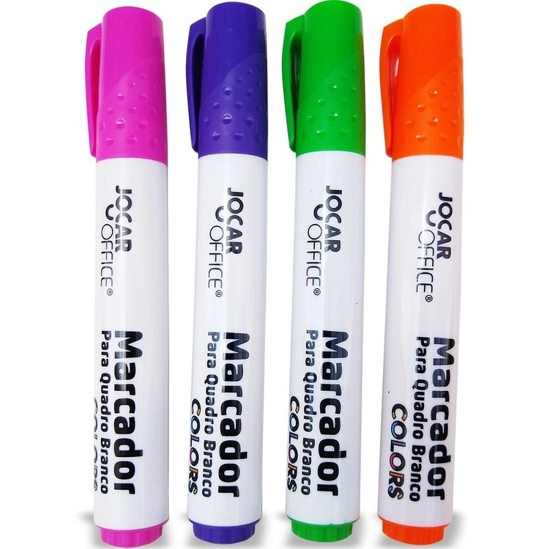 Marcador para Quadro Branco Colors - Jocar Office | Shopee Brasil