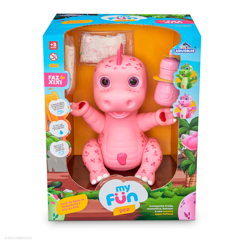 Coleção My Fun Pee Boy e Girl Dino/dinossauro LB | Shopee Brasil