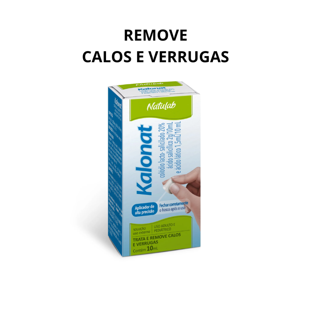 Kalonat 10ml Remove Calos e Verrugas Esmalte 10ml | Shopee Brasil