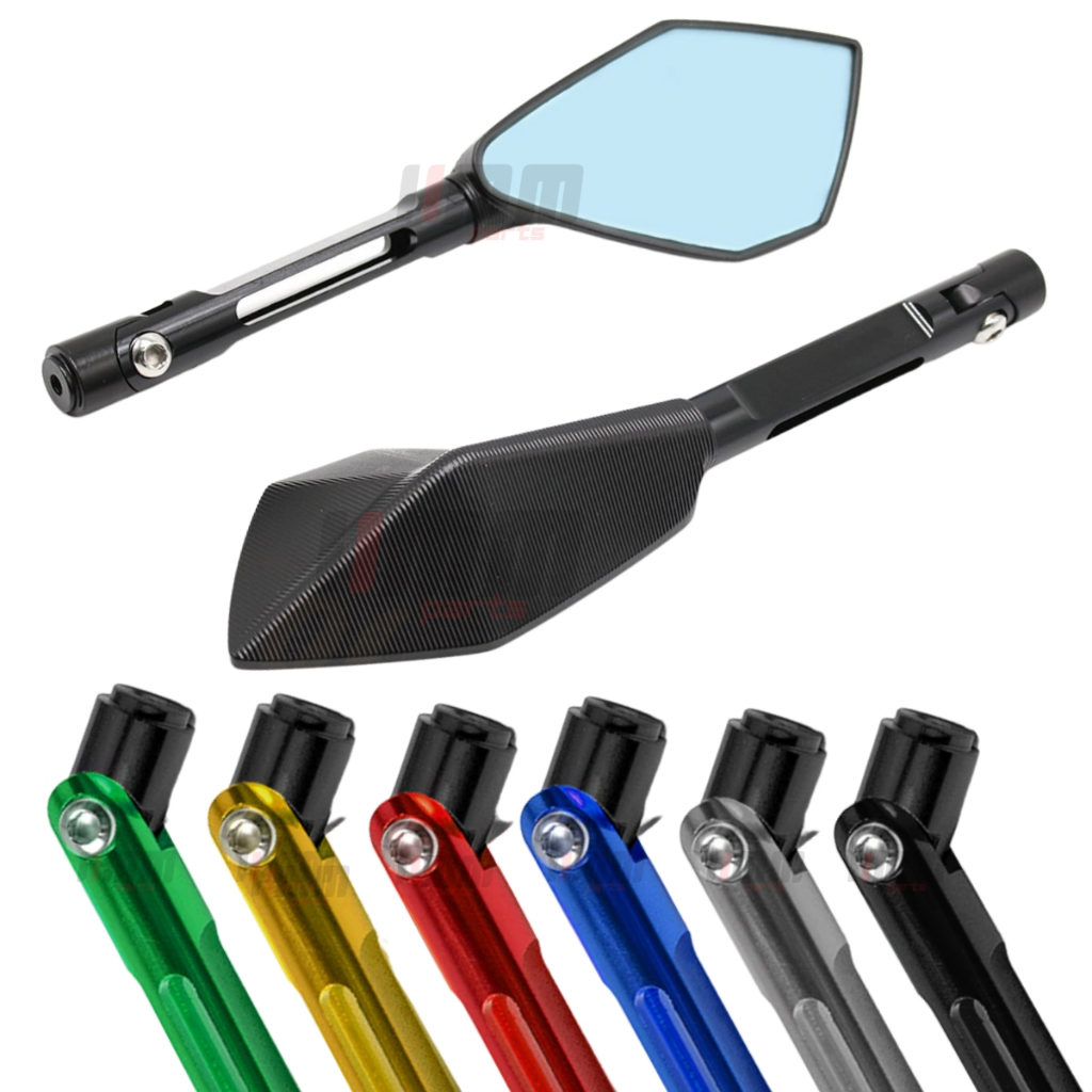 Retrovisor esportivo Nmax 160 Xmax 250 Fluo em aluminio espelho YAMAHA ...