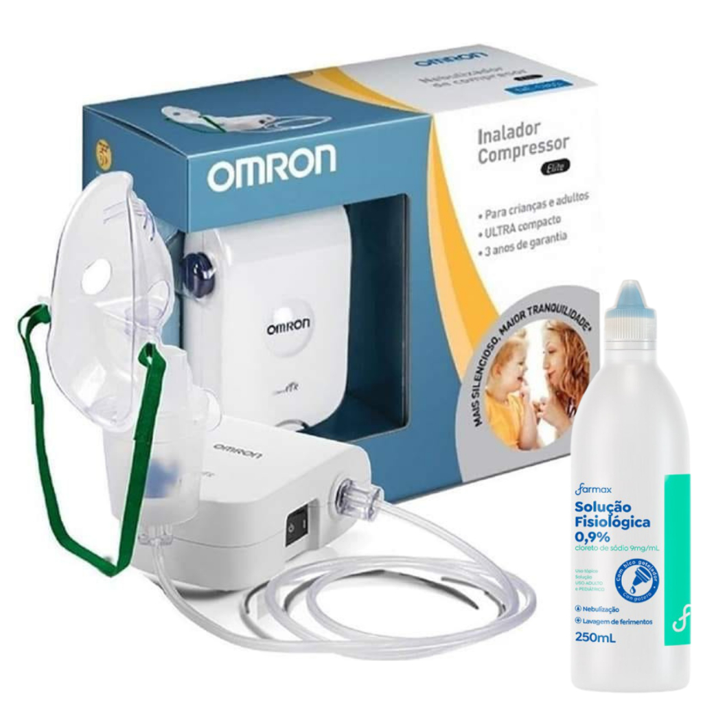 Nebulizador Inalador Compressor Compacto Adulto E Infantil | Shopee Brasil