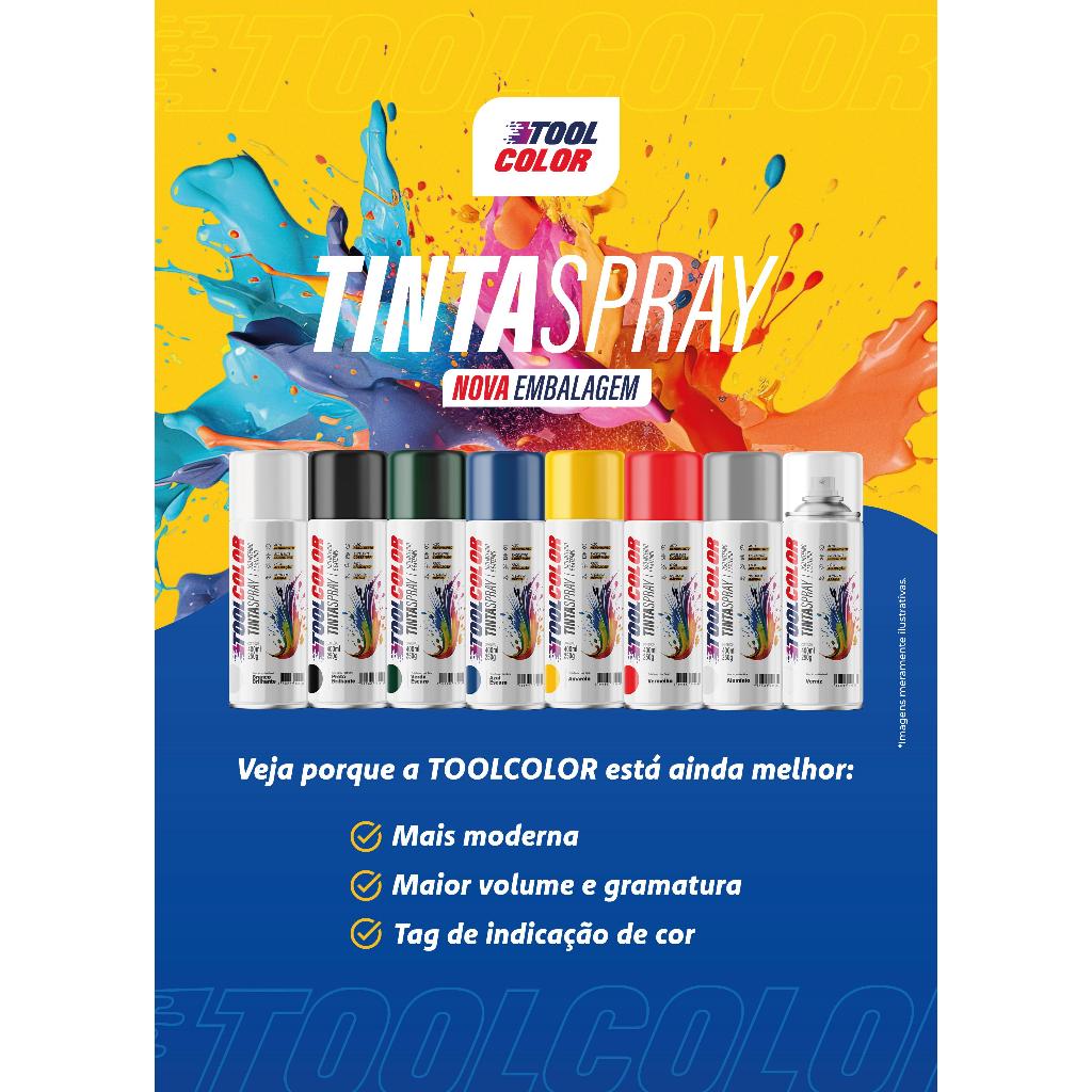 Tinta Spray USO GERAL 400 ml - Preto Fosco - Verniz Incolor (brilhante ...