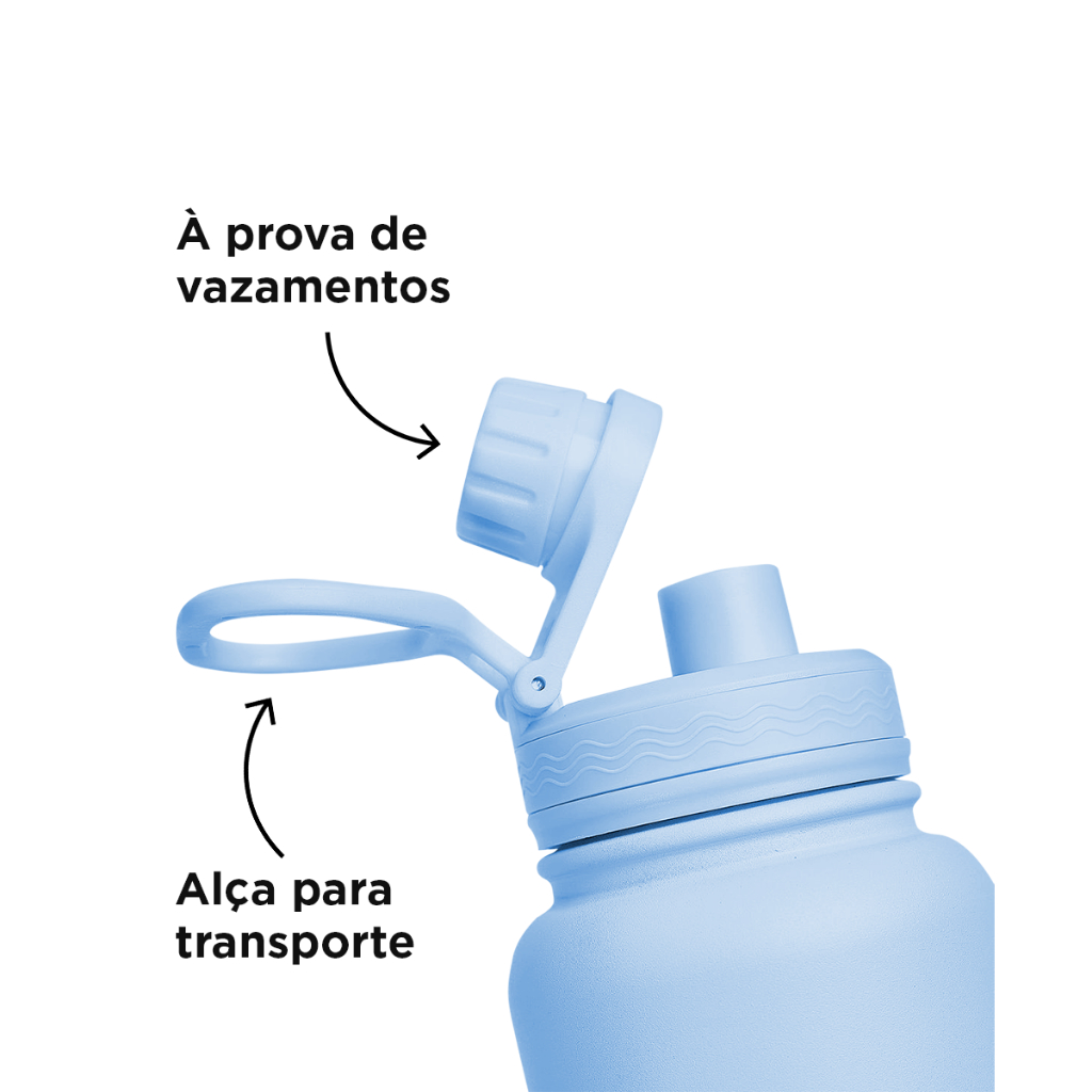 Garrafa Térmica Fresh Com Alça Personalizada Florida Com Nome | Shopee ...