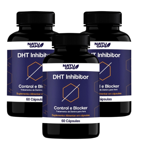 DHT Inhibitor Control e Blocker 180 Cápsulas | Shopee Brasil