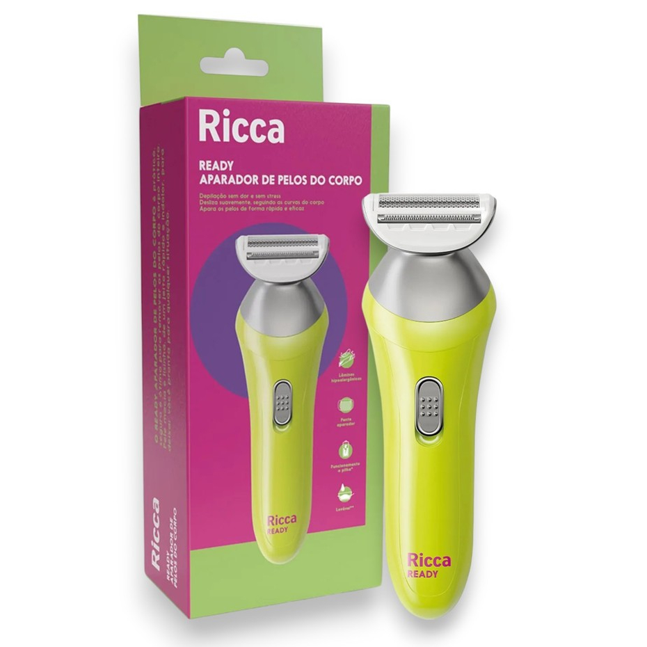Aparador de Pêlos Corporal Ready - Ricca | Shopee Brasil