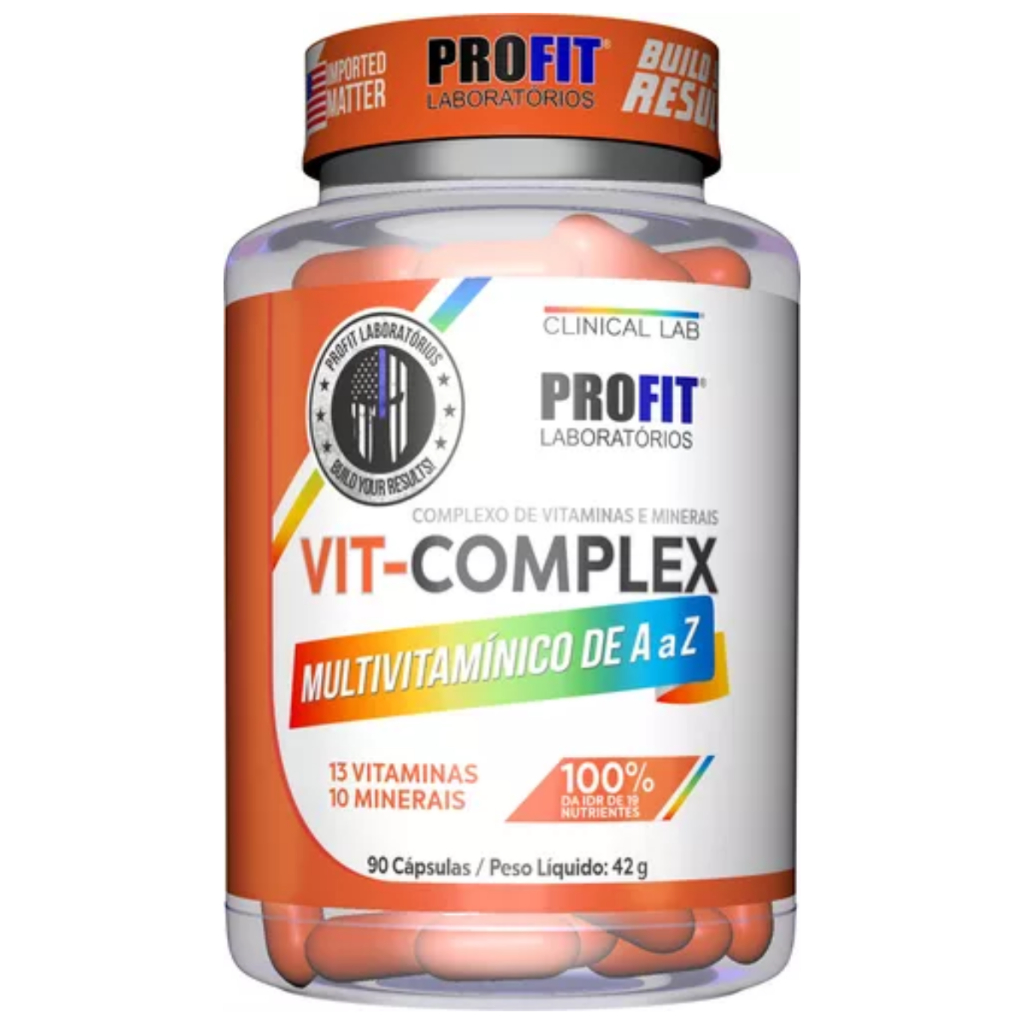 MULTIVITAMÍNICO VIT COMPLEX A - Z 90 CÁPSULAS - PROFIT LABORATÓRIOS ...