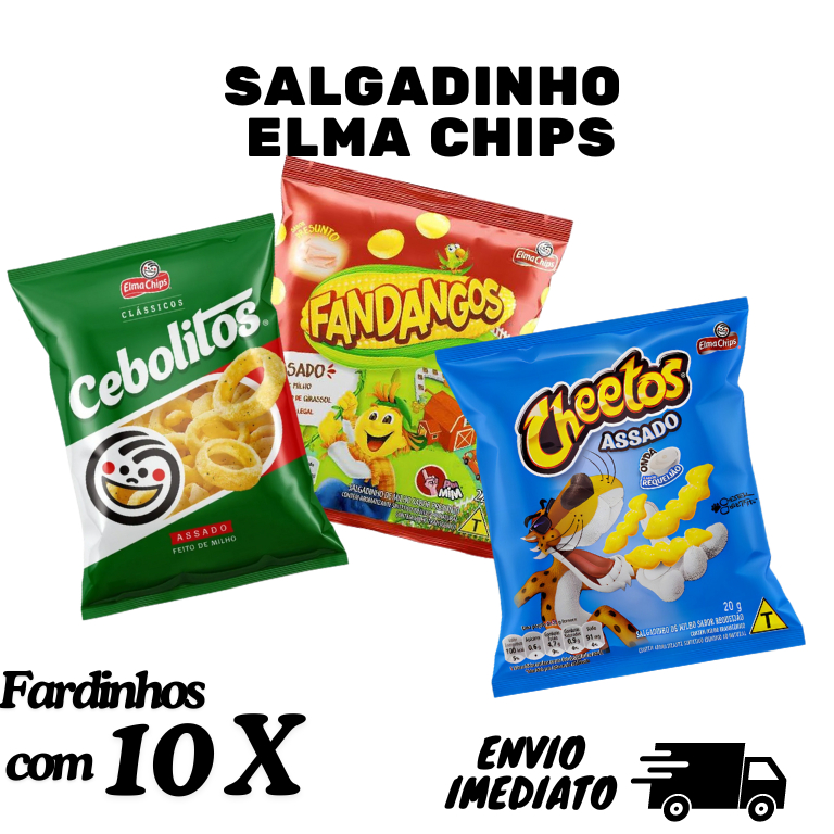 kit Salgadinho Elma Chips - Cheetos, Fandangos, Cebolitos. | Shopee Brasil