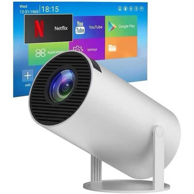 Projetor 4K HD 150 Polegadas Celular, Tv B0x, Xbox, PS, Pc, Wifi e ...