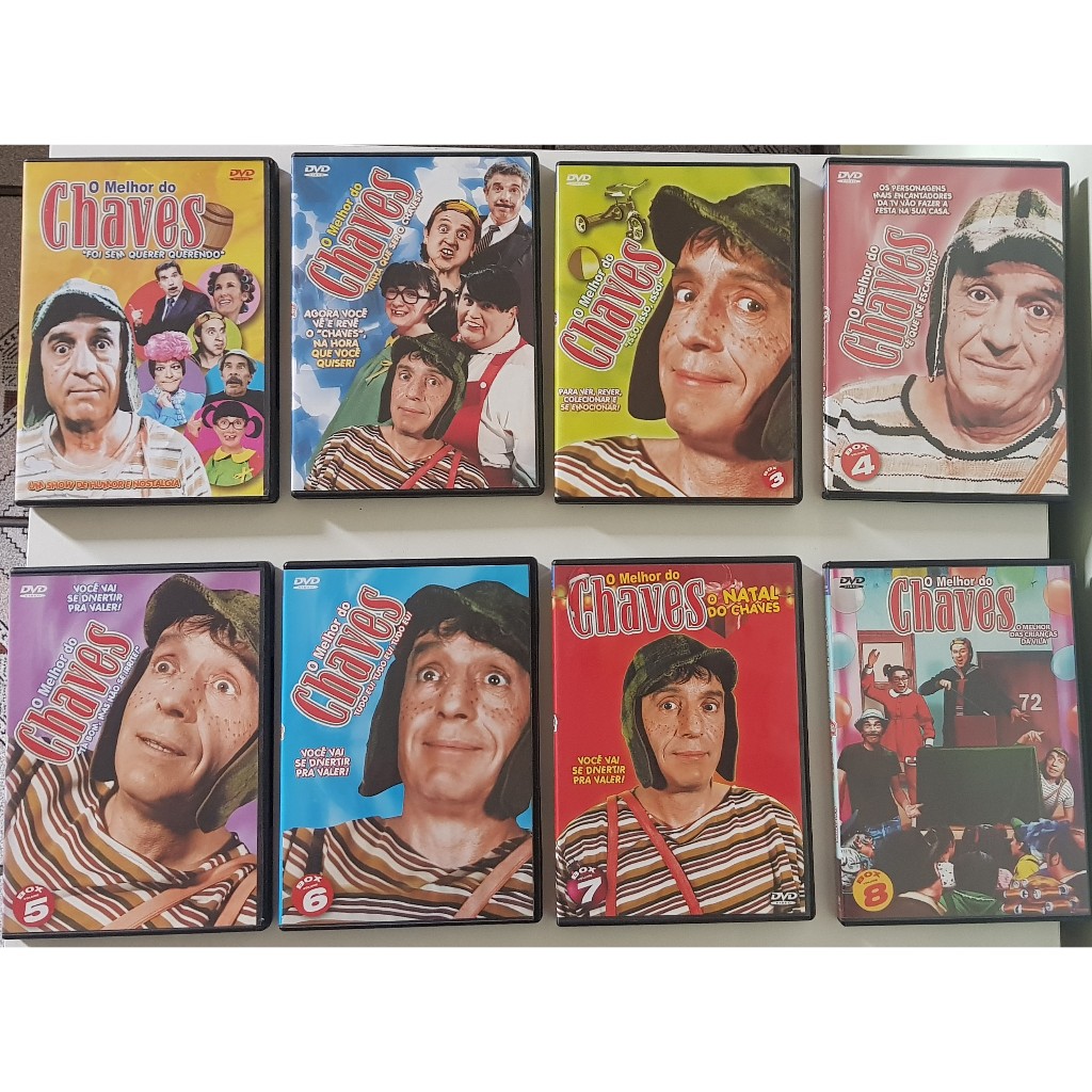 DVDs Chaves 1 a 8 Temporada Originais | Shopee Brasil