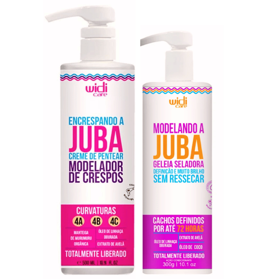 Kit Widi Care Encrespando A Juba e Modelando a Juba Geleia Seladora - 2 ...