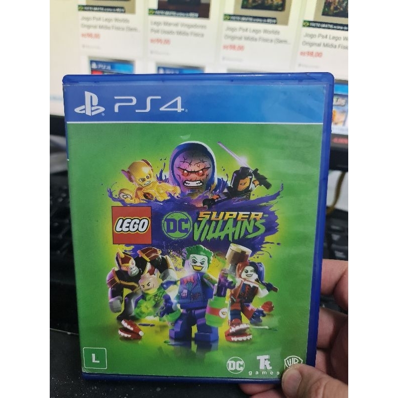 JOGO USADO LEGO VILLAINS P S ~4 (JOGO EM CD) | Shopee Brasil