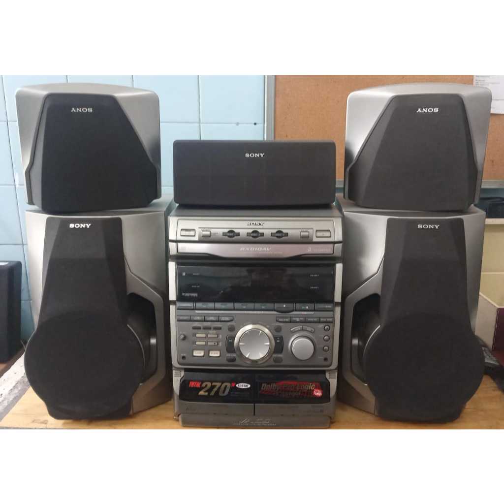 Mini System Sony RXD10AV Disc Ex-Change/Mini Hi-Fi Component ...