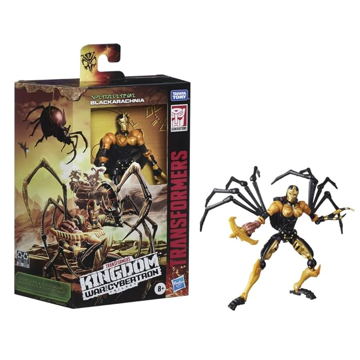 Boneco Transformers Kingdom War for Cybertron Blackarachnia F0671 ...