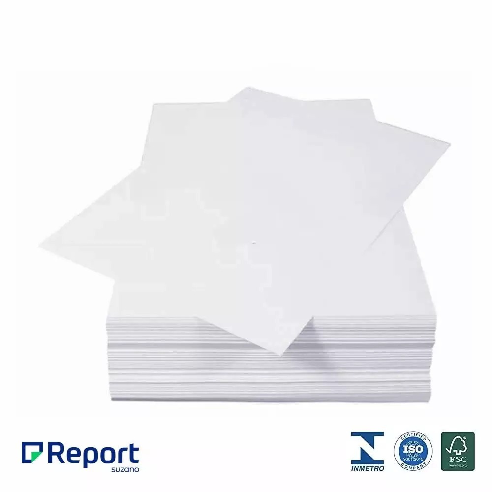 Papel sulfite A4 210 x 297mm Report 75g Suzano Paper - Folhas Alta ...