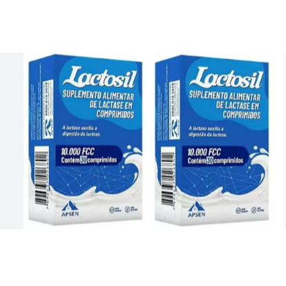 LACTOSIL 10.000 FCC KIT C/2 CXS C/30 COMPRIMIDOS CADA - ENZIMA ...