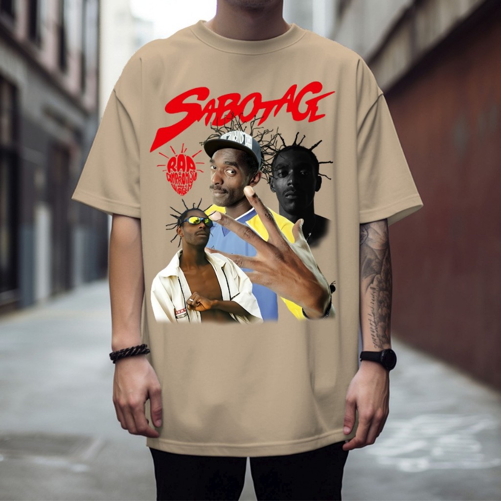 Camisa Sabotage Rap Brasileiro Nacional Racionais Estampada Premium ...
