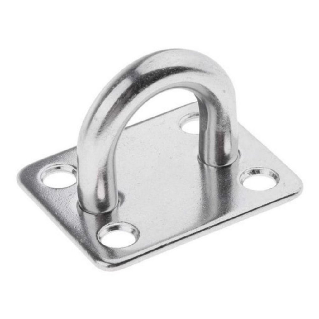 Alça com Base Quadrada em aço inox 4F 5mm 35x30mm | Shopee Brasil
