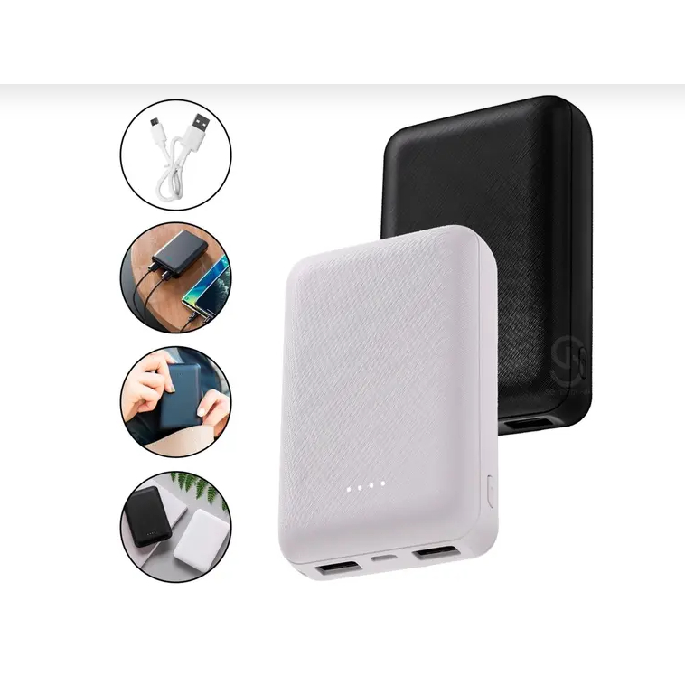 Mini Power Bank Carregador 10000mah Portatil 2 USB iT- blue MAX-0528 | Shopee Brasil