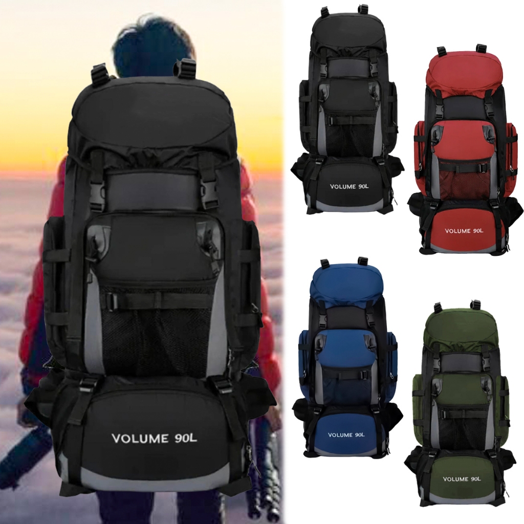 Mochila 90l Camping Trilhas Ultra leve Confortável Trekking | Shopee Brasil