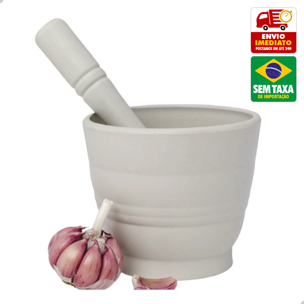 Pilao Plastico com Socador Amassador para Alho Caipirinha GP2158 ...