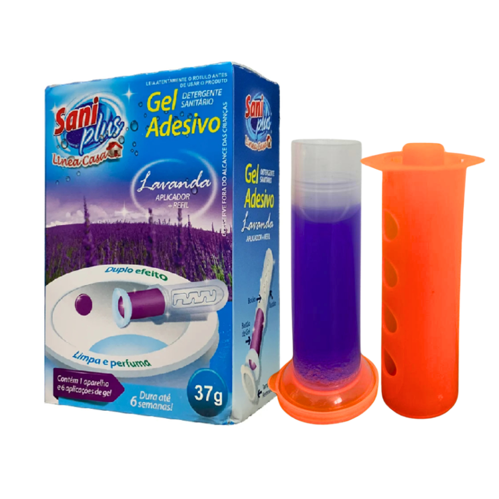 Saniplus Gel Adesivo para Sanitários | Shopee Brasil