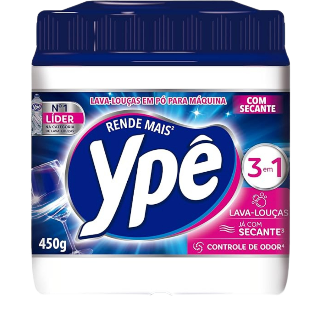 Detergente Maquina De Lava Louças Ypê Em Pó 450g | Shopee Brasil