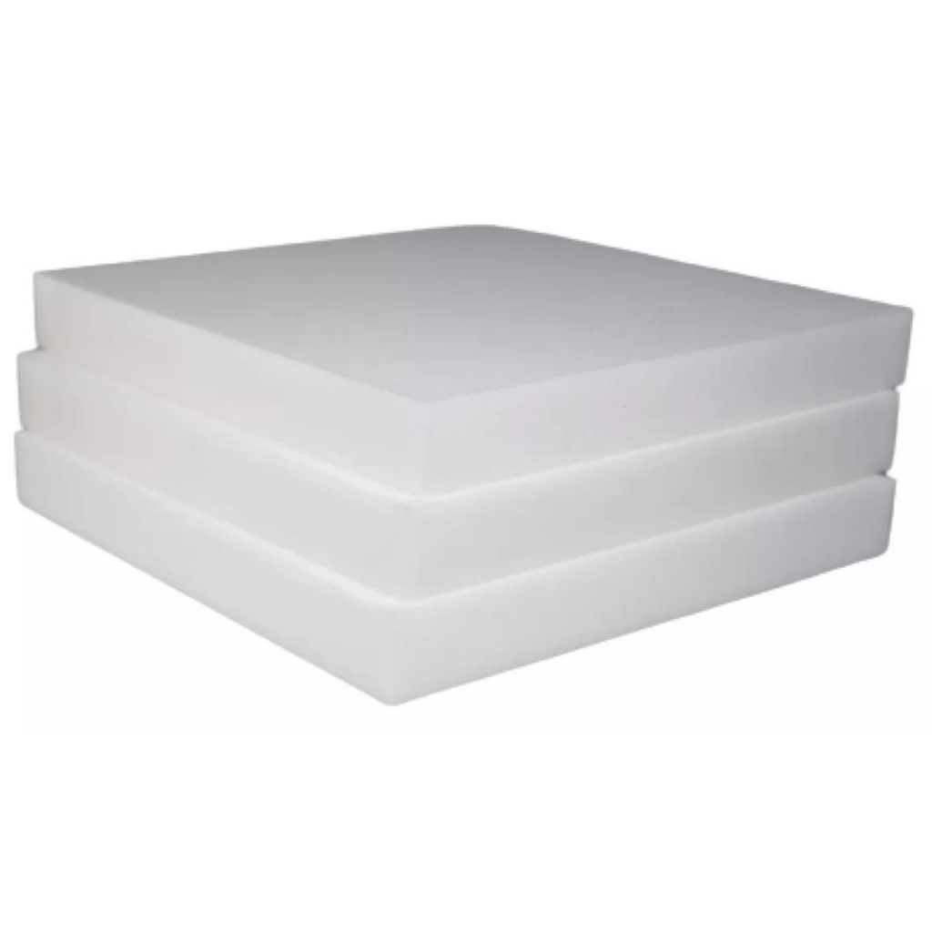 Espuma sob medidas 50 X 50 X 5cm D28 P/ Assento Cadeira Poltrona ...