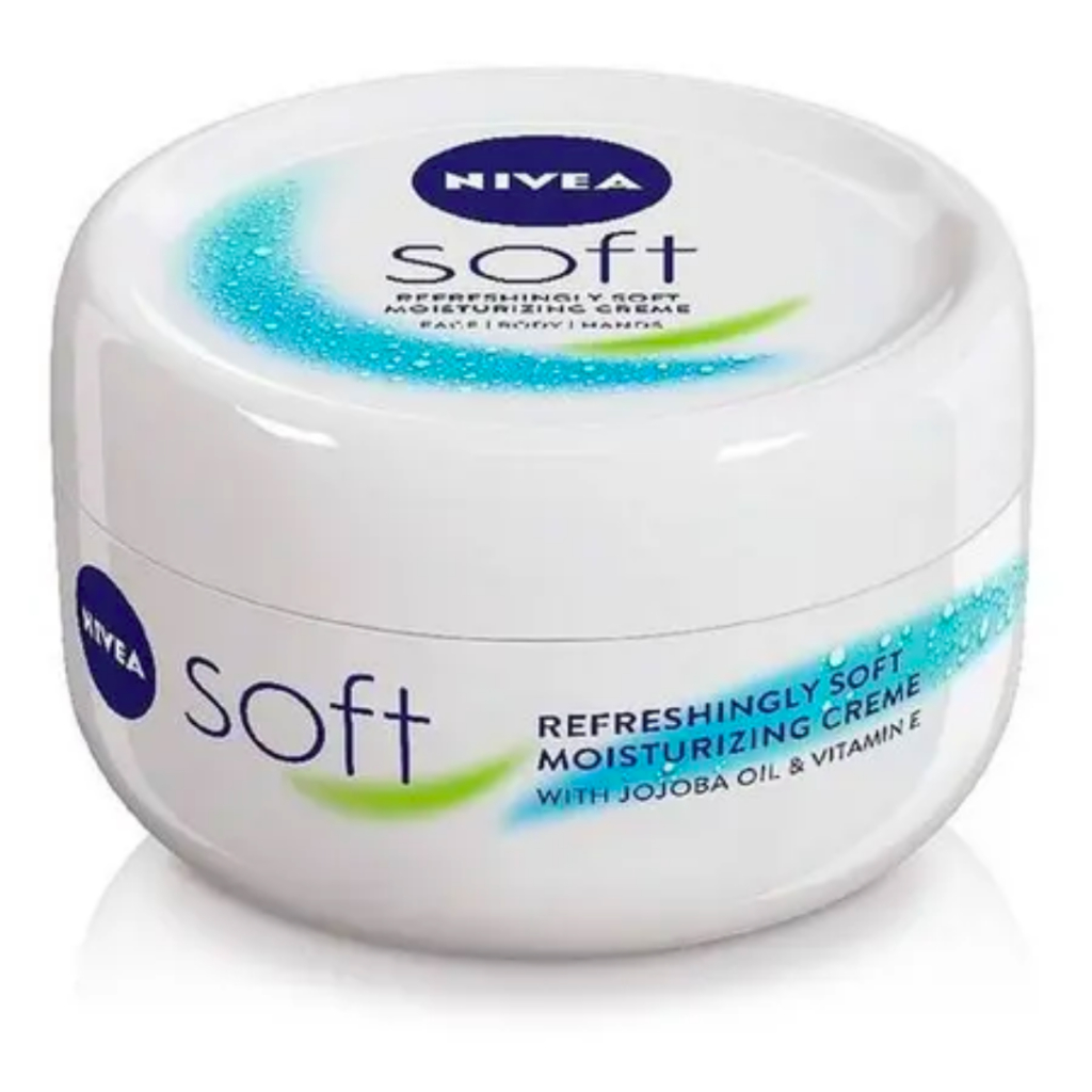 Creme Hidratante NIVEA Soft Para Rosto Corpo e Mãos 97g | Shopee Brasil