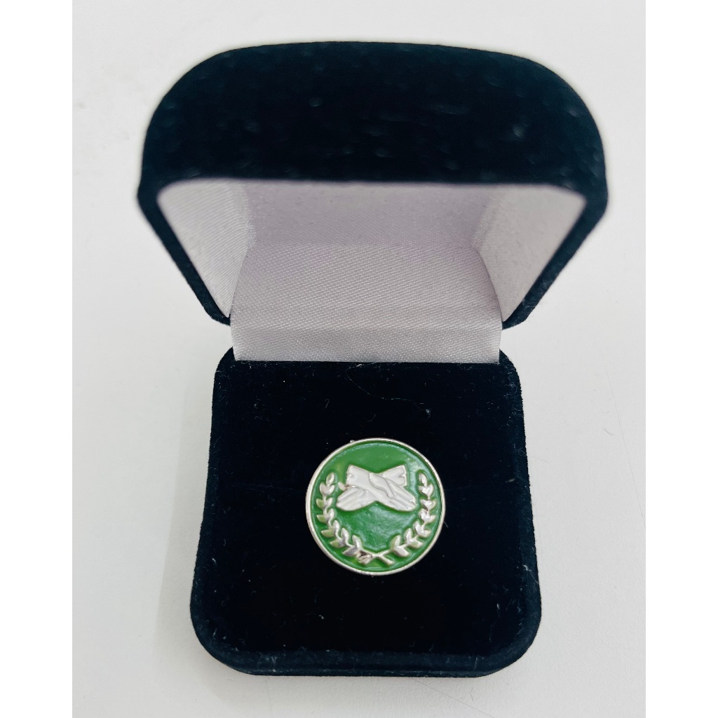 PIN BOTOM MAÇONARIA PRATEADA COM ACÁCIA | Shopee Brasil