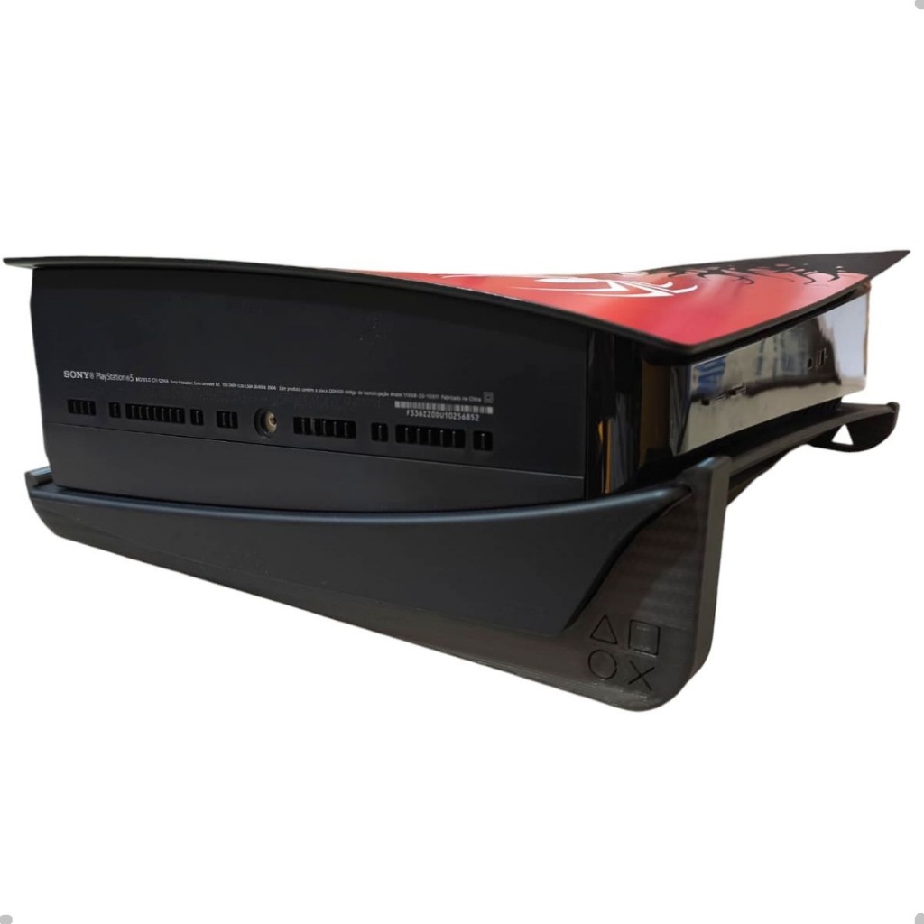 Suporte Base Ps5 Com Disco Estante Horizontal Deitado Play 5 ...