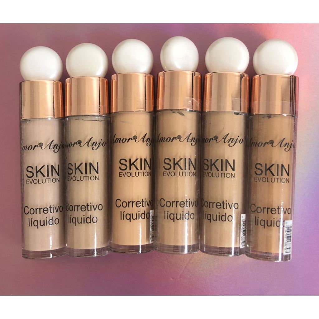 Corretivo e Base Velvet 2 em 1 Skin Evolution Natural Amor Anjo AM-AB010 | Shopee Brasil