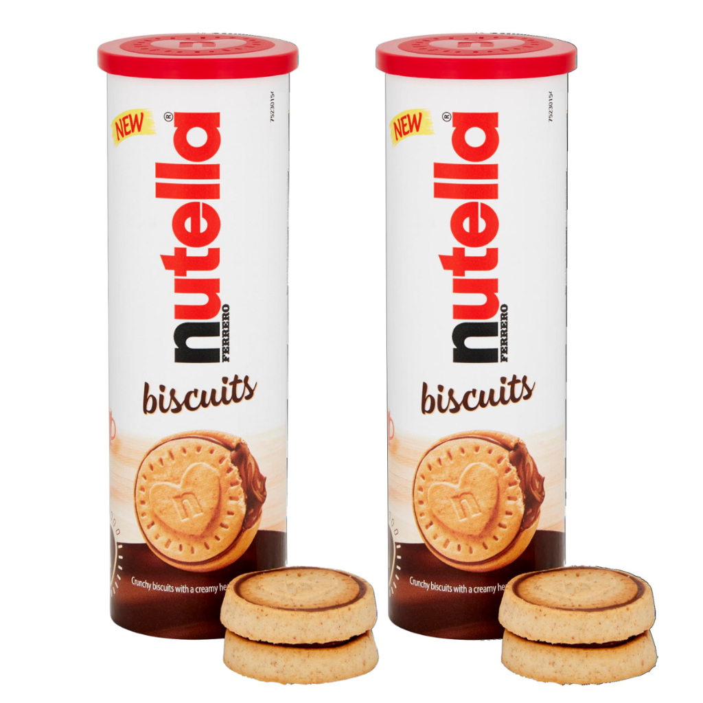 2 Biscoitos Nutella Biscuits Tubo 166g Importado Europa | Shopee Brasil