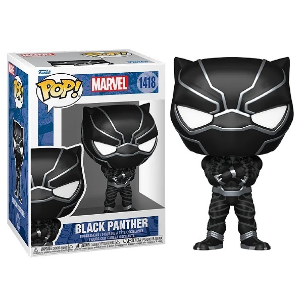 Funko Pop Marvel Pantera Negra Black Panther 1418 | Shopee Brasil