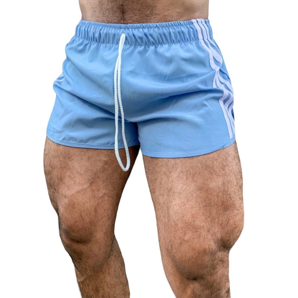 Short academia masculino treino curto Praia Tactel Corrida | Shopee Brasil