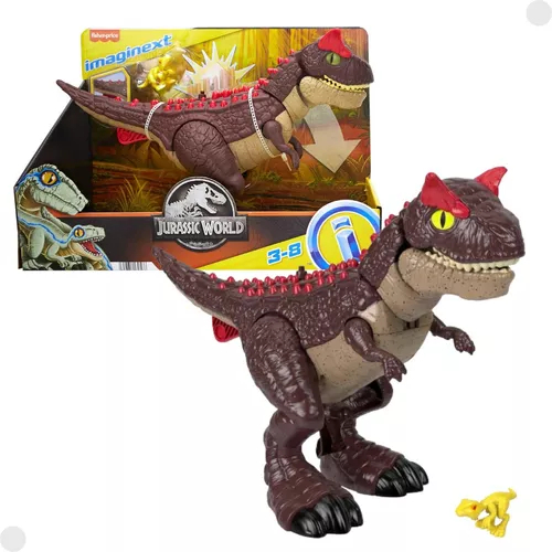 Imaginext Jurassic World Carnotaurus Modo De Defesa - Mattel Hml42 ...