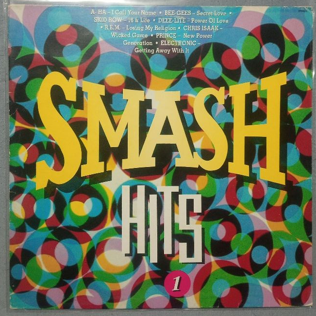LP Smash Hits 1 em Disco de Vinil Raridade TOP A-ha Bee-Gees Skid Row ...