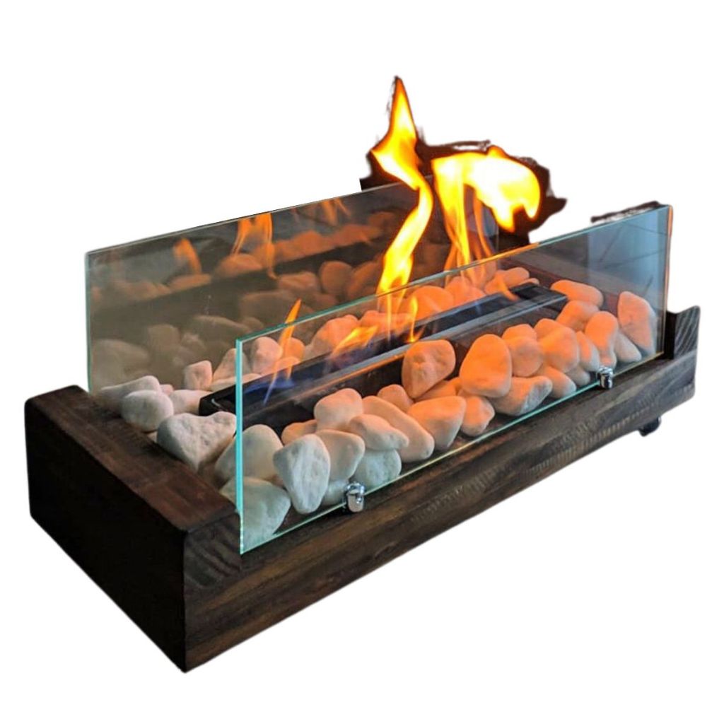 Lareira Ecológica Rustica 60cm. | Shopee Brasil